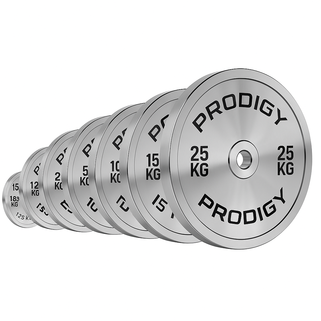 Prodigy Chrome Weight Plates | Olympic Cast Iron Plates (1.25kg–25kg ...
